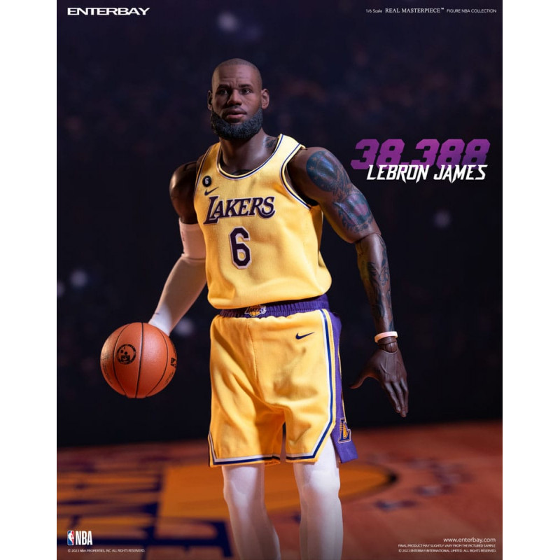 Figurine Lebron James Real Masterpiece Special Edition Enterbay NBA ...