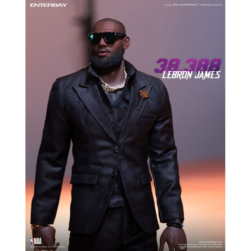 Figurine Lebron James Real Masterpiece Special Edition Enterbay NBA ...