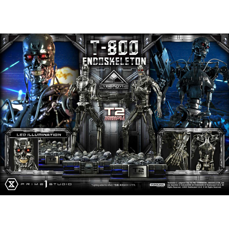 Statue T800 Endoskeleton Prime 1 Studio Terminator 2 Judgment Day