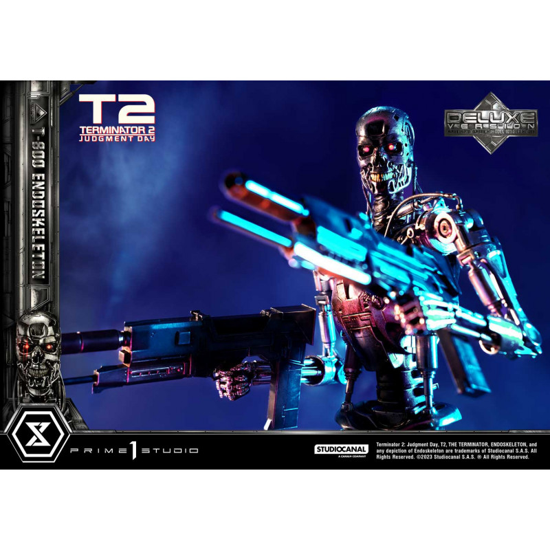 Statue T800 Endoskeleton Deluxe Version Prime 1 Studio Terminator 2 ...