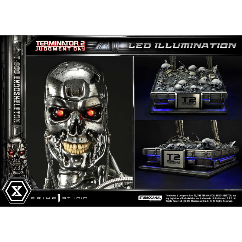 Statue T800 Endoskeleton Deluxe Version Prime 1 Studio Terminator 2 ...