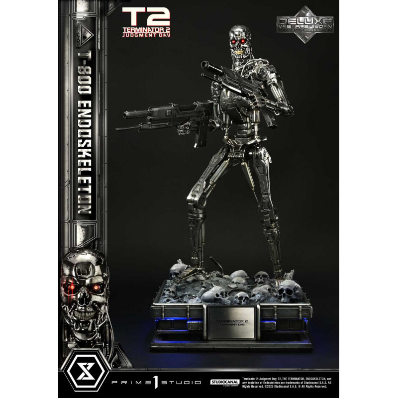Statue T800 Endoskeleton Deluxe Version Prime 1 Studio Terminator 2 ...