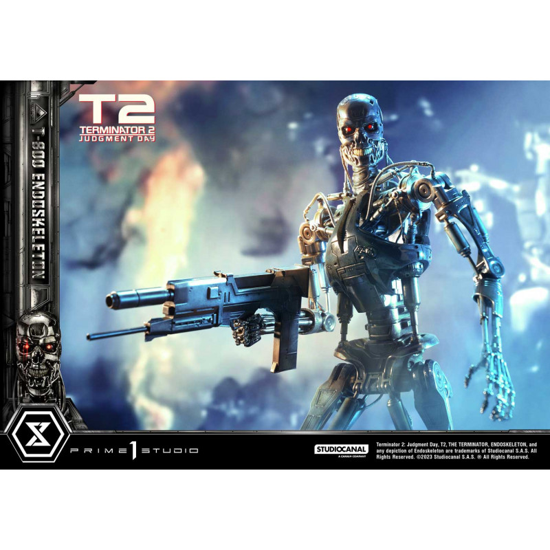 Statue T800 Endoskeleton Deluxe Version Prime 1 Studio Terminator 2 ...