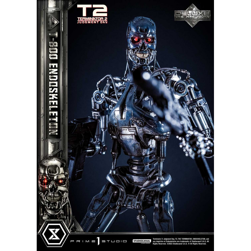 Statue T800 Endoskeleton Deluxe Version Prime 1 Studio Terminator 2 ...