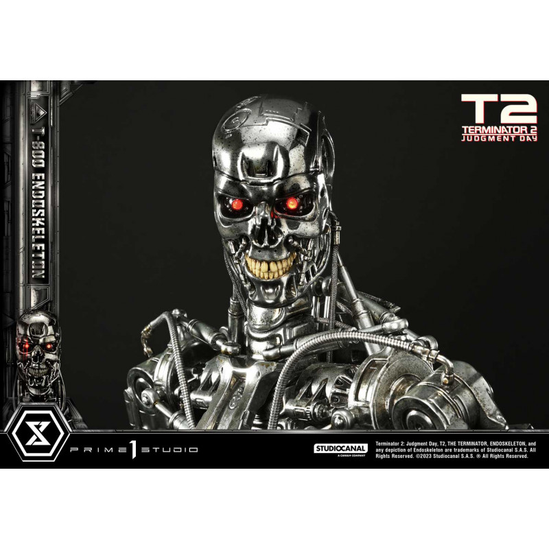 Statue T800 Endoskeleton Deluxe Version Prime 1 Studio Terminator 2 ...