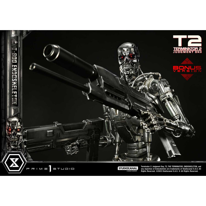 Statue T800 Endoskeleton Deluxe Bonus Version Prime 1 Studio Terminator ...