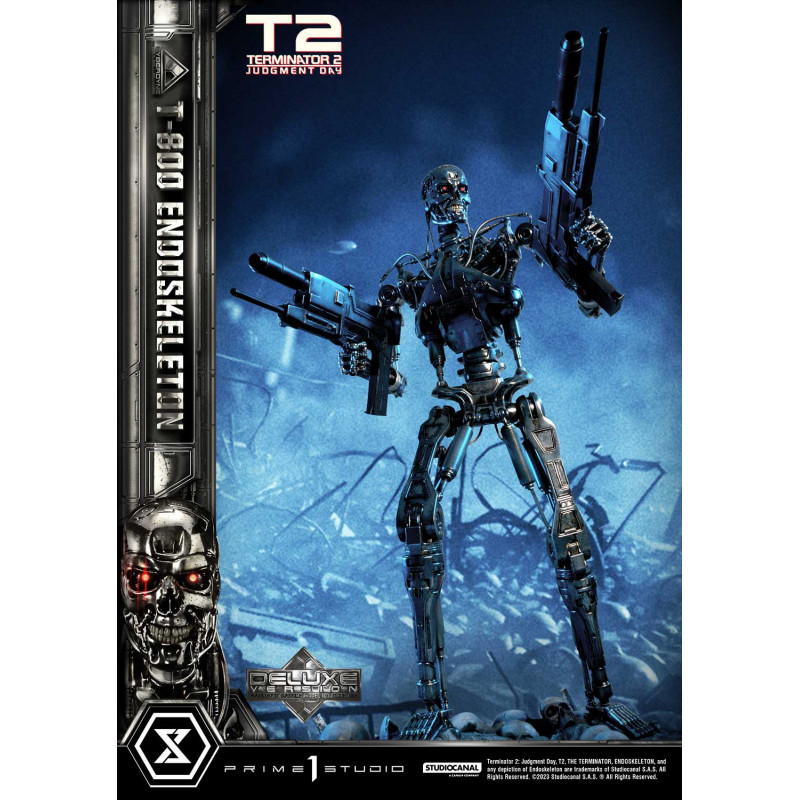 Statue T800 Endoskeleton Deluxe Bonus Version Prime 1 Studio Terminator ...