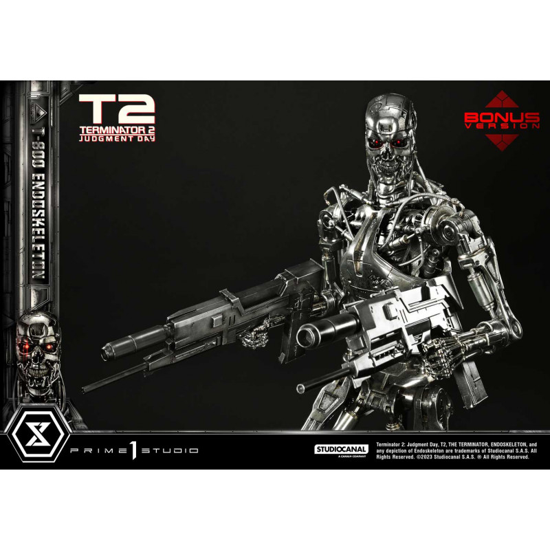 Statue T800 Endoskeleton Deluxe Bonus Version Prime 1 Studio Terminator ...