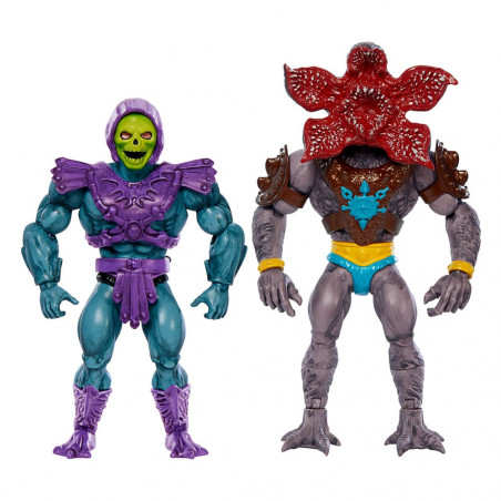 Figurines Skeletor & Demogorgon Mattel Maitres de l'univers X Stranger ...