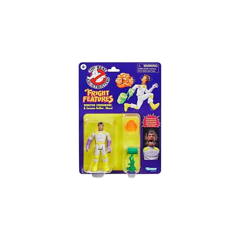 Figurine Winston Zeddemore & Scream Roller Ghost Kenner Classics Hasbro ...