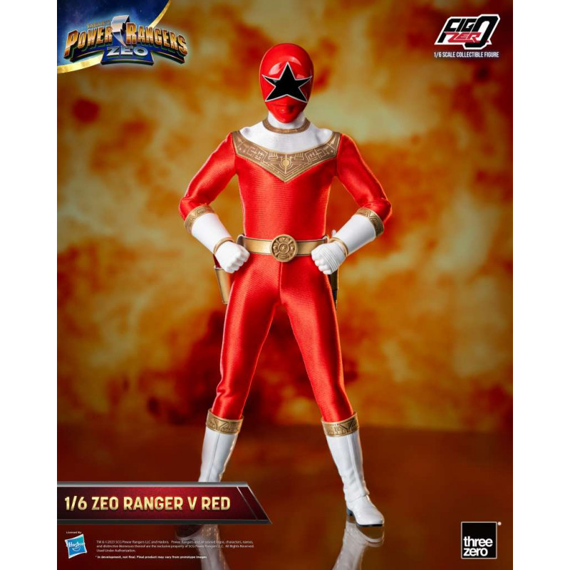 Figurine Zeo Ranger V Red Fig Zero Threezero Power Rangers Zeo