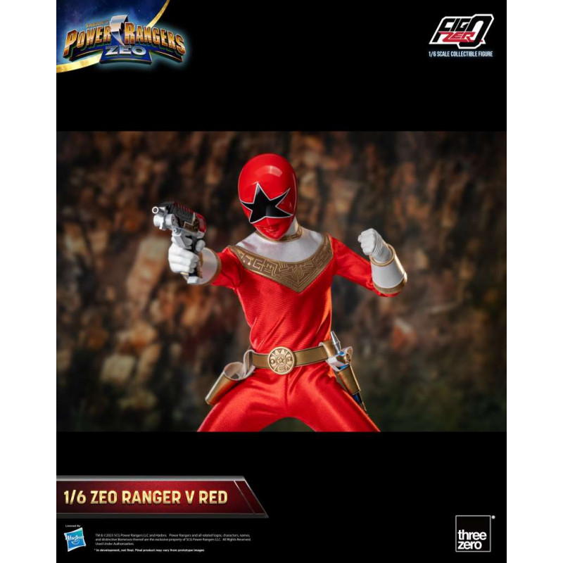 Figurine Zeo Ranger V Red Fig Zero Threezero Power Rangers Zeo