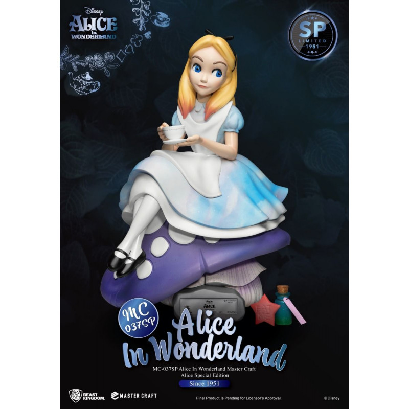 ALICE AU PAYS DES MERVEILLES Statue Master Craft Alice SP Edition Beast ...