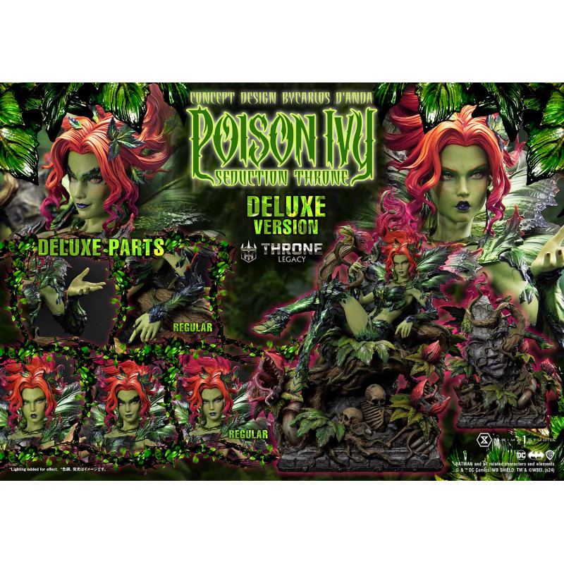 Statue Poison Ivy Throne Legacy Seduction Throne Deluxe Version Prime 1 ...