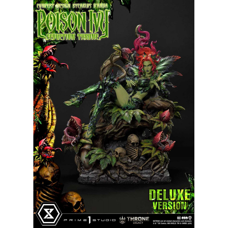 Statue Poison Ivy Throne Legacy Seduction Throne Deluxe Version Prime 1 ...