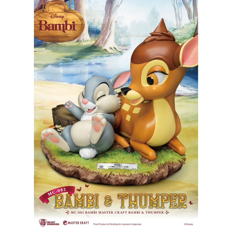 Statue Master Craft Bambi & Panpan Beast Kingdom Disney