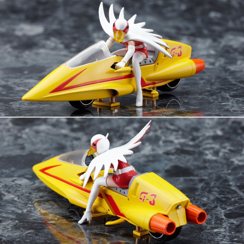 GATCHAMAN set de 6 véhicules et vaisseaux die-cast Art Storm
