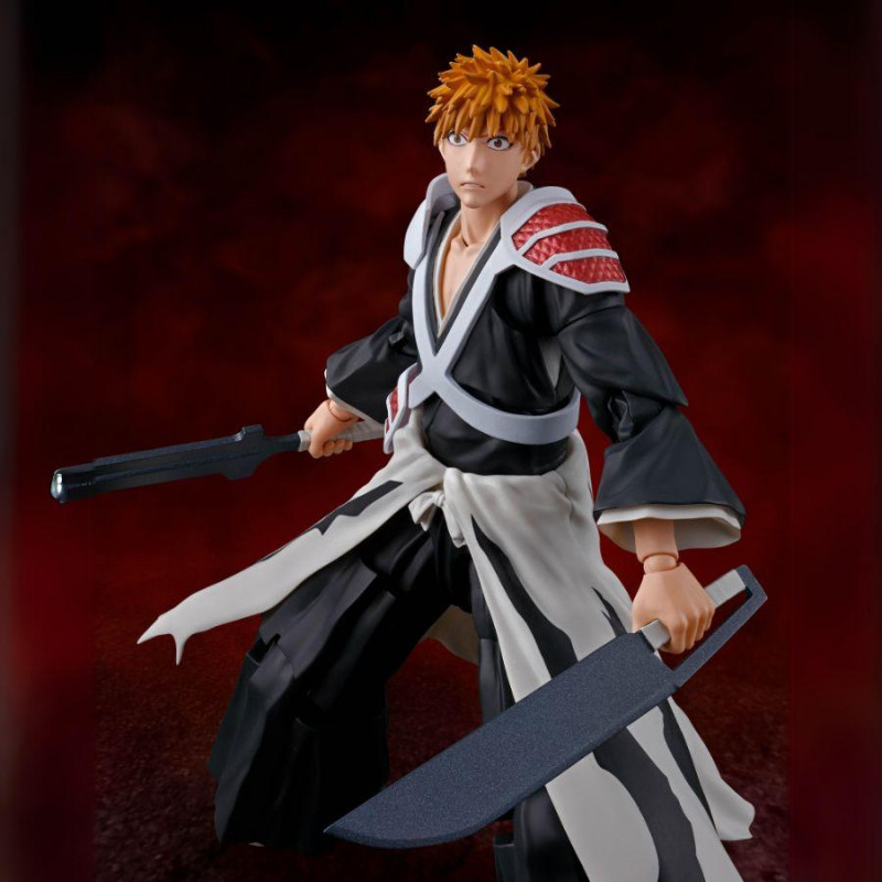 SH Figuarts Ichigo Kurosaki Dual Zangetsu Bandai Bleach Thousand Year ...