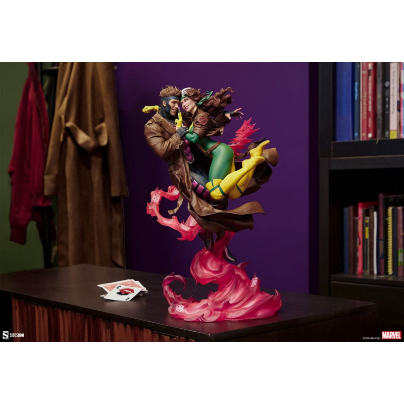 Statue Rogue & Gambit Sideshow Marvel