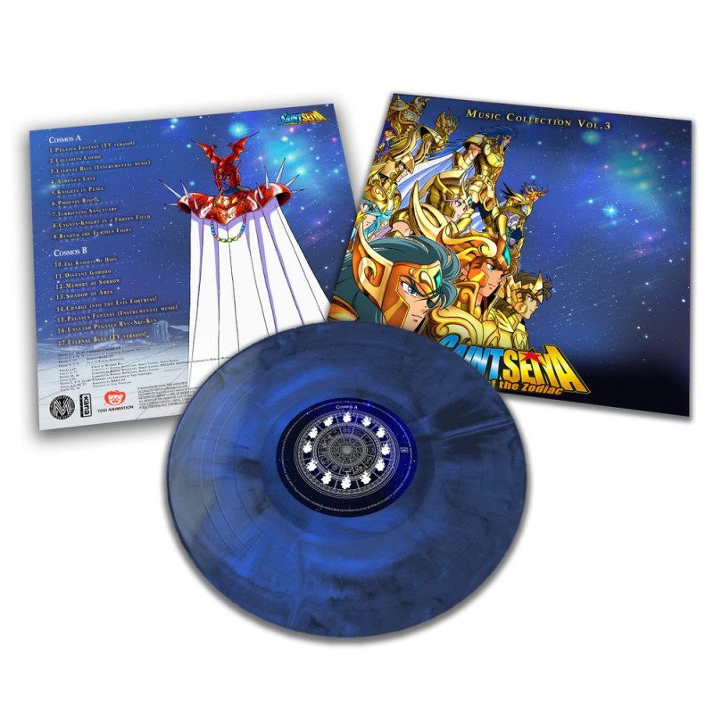 Disque Vinyle Saint Seiya Original Soundtrack Volume 3 Microids Records Saint Seiya