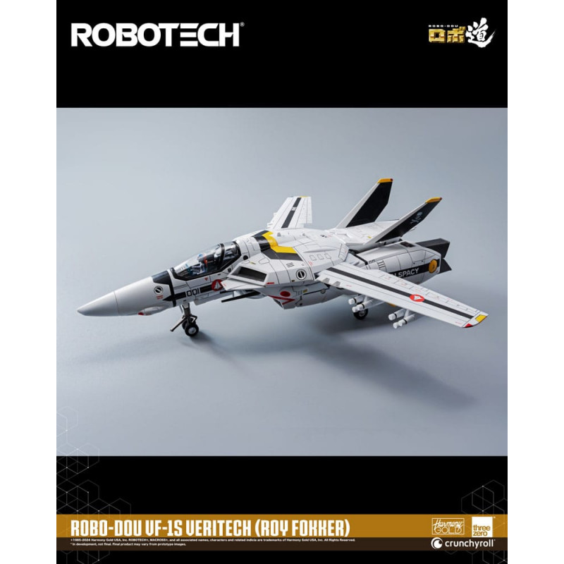 ROBOTECH Figurine Robo-Dou VF-1S Veritech Roy Focker ThreeZero