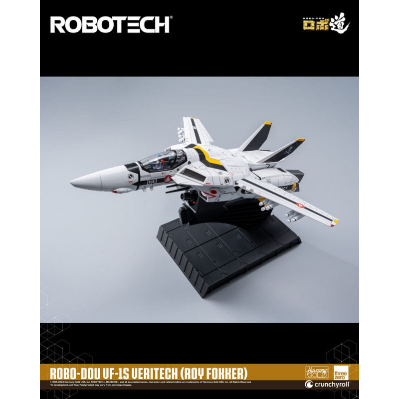 ROBOTECH Figurine Robo-Dou VF-1S Veritech Roy Focker ThreeZero