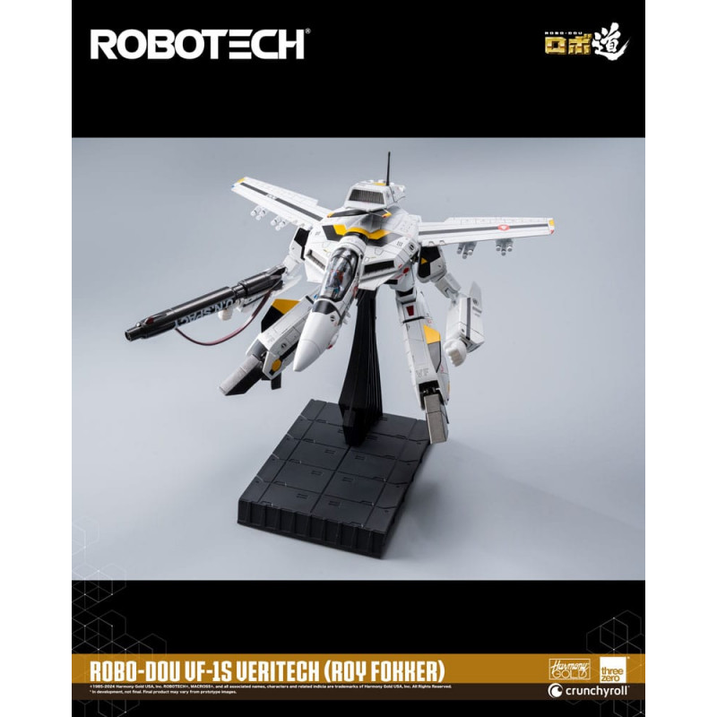 ROBOTECH Figurine Robo-Dou VF-1S Veritech Roy Focker ThreeZero