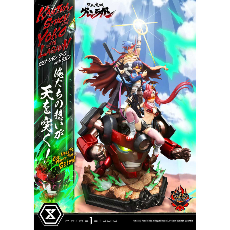 Statue Kamina, Simon & Yoko with Lagann Deluxe Bonus Version Prime 1 ...