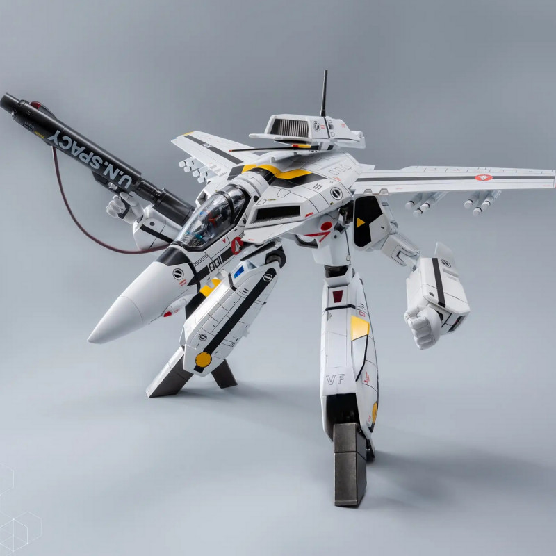 ROBOTECH Figurine Robo-Dou VF-1S Veritech Roy Focker ThreeZero