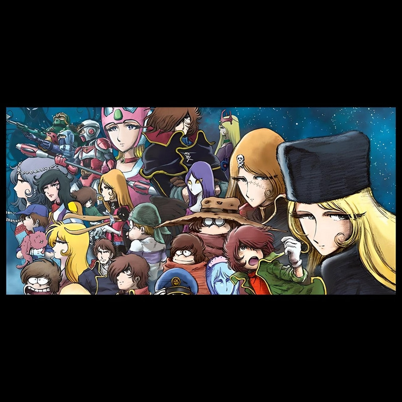 LEIJI MATSUMOTO Artbook Meisaku Anime Dai Kaibo