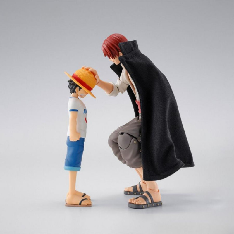 Pack 2 SH Figuarts Shanks & Monkey D. Luffy Childhood Version Bandai ...