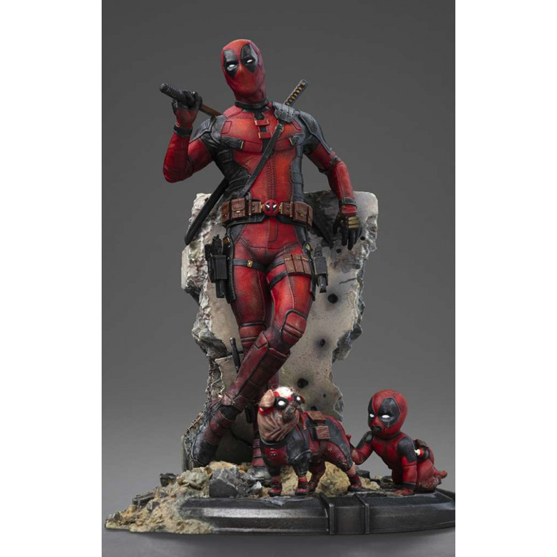 Statue Deadpool Art Scale Iron Studios Deadpool & Wolverine