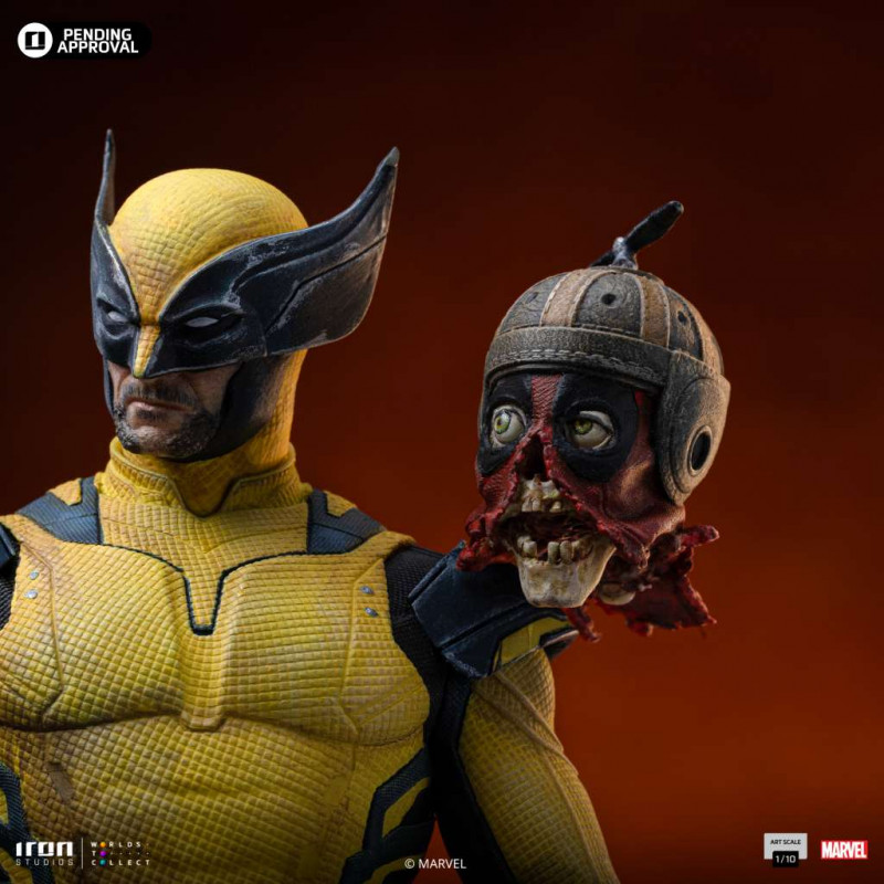 Statue Wolverine Art Scale Iron Studios Deadpool & Wolverine
