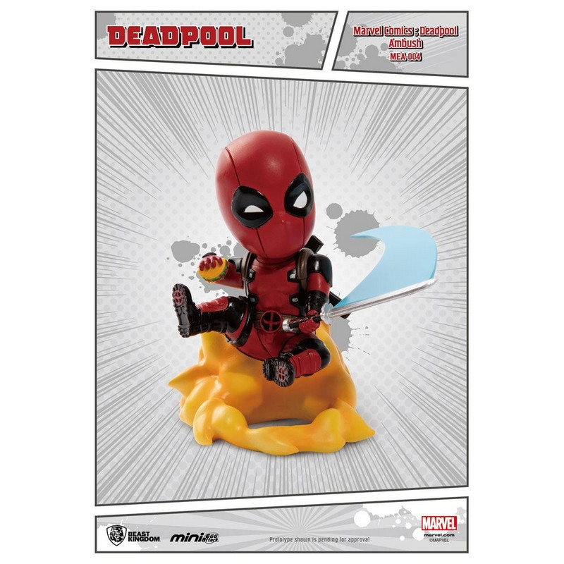 DEADPOOL figurine Mini Egg Attack Deadpool Ambush Beast Kingdom