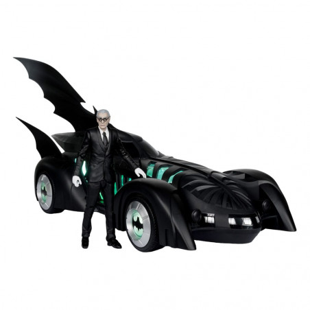Réplique Batmobile & Figurine Alfred Pennyworth McFarlane Toys Batman ...