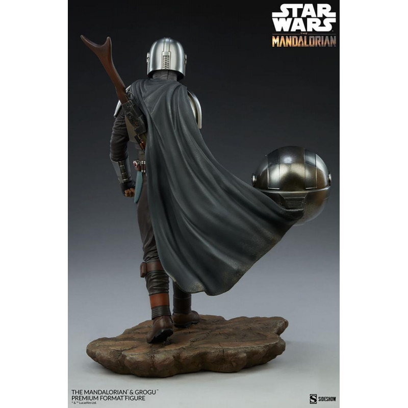 STAR WARS The Mandalorian Statue Premium Format The Mandalorian Sideshow