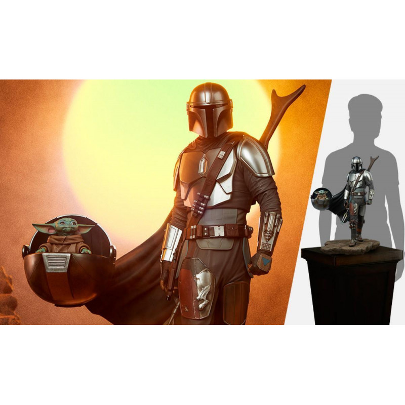 STAR WARS The Mandalorian Statue Premium Format The Mandalorian Sideshow
