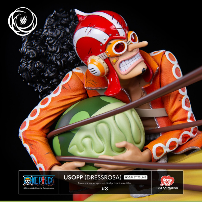 ONE PIECE Statue Usopp Dressrosa Ikigai Tsume Art