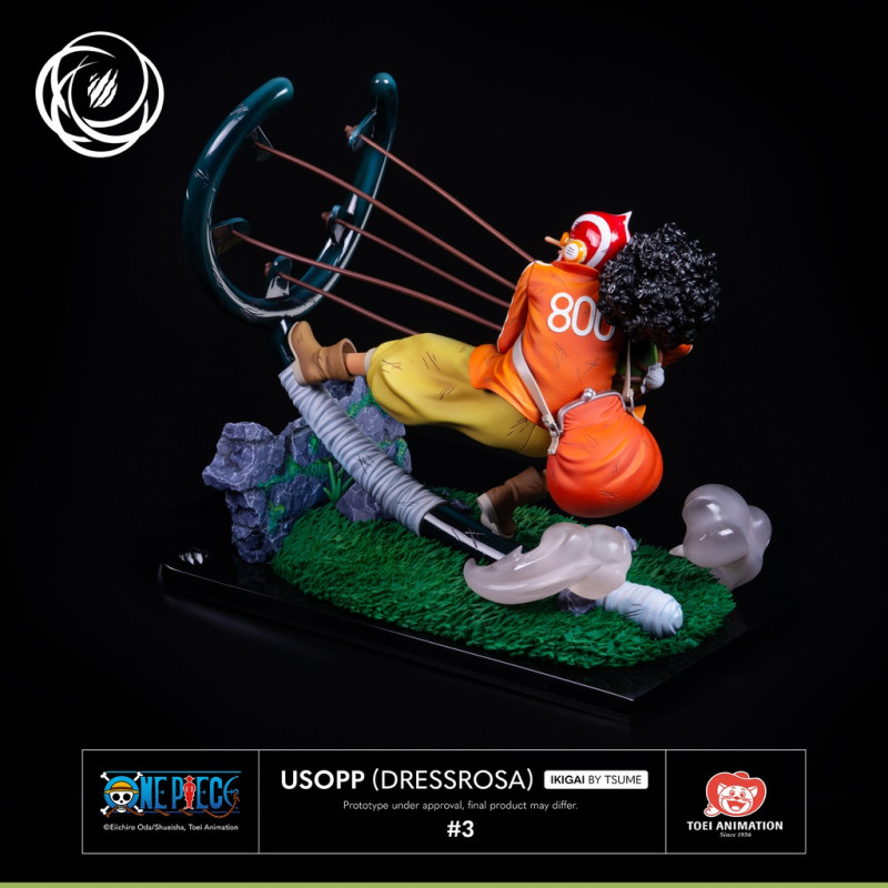 ONE PIECE Statue Usopp Dressrosa Ikigai Tsume Art