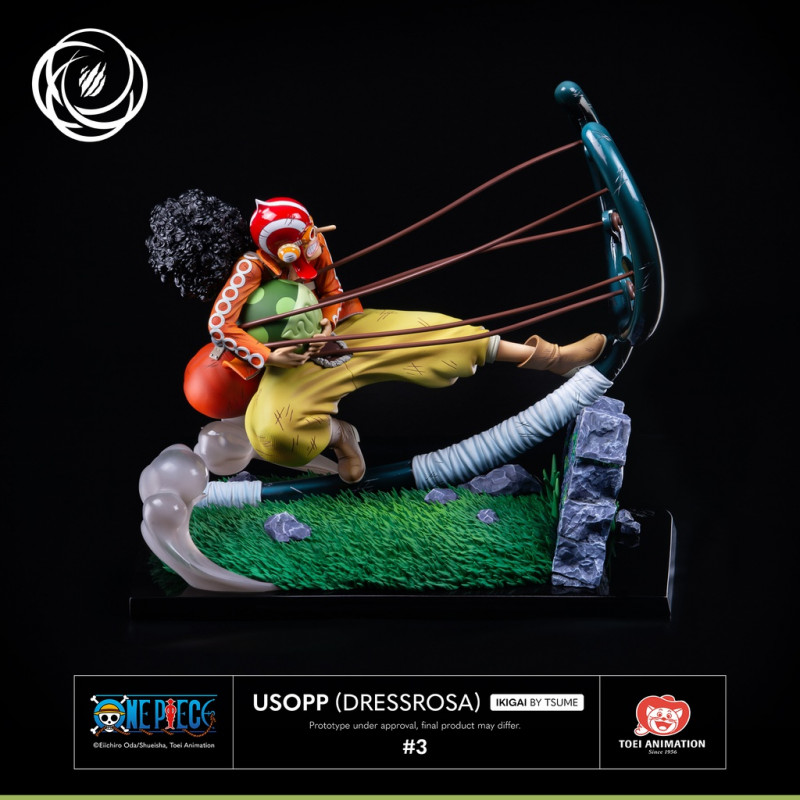 ONE PIECE Statue Usopp Dressrosa Ikigai Tsume Art