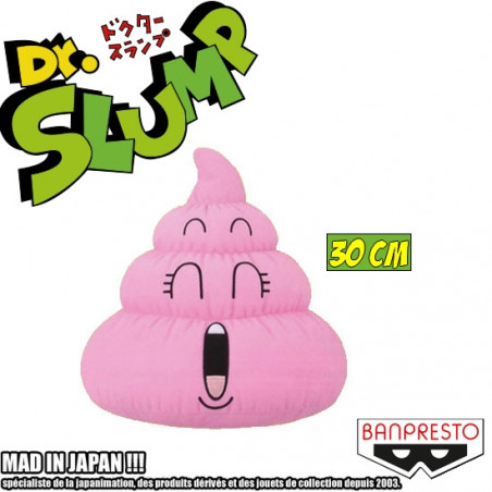 DR. SLUMP peluche Caca Unchi Pink Poop Banpresto