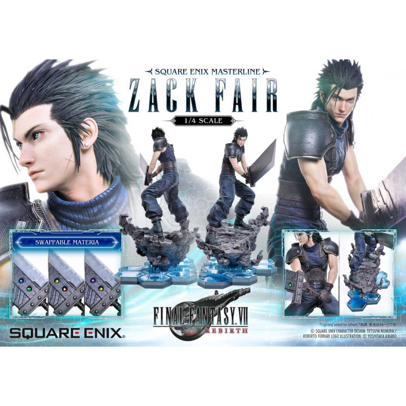 Statue Square Enix Masterline Zack Fair Regular Version Prime 1 Studio ...