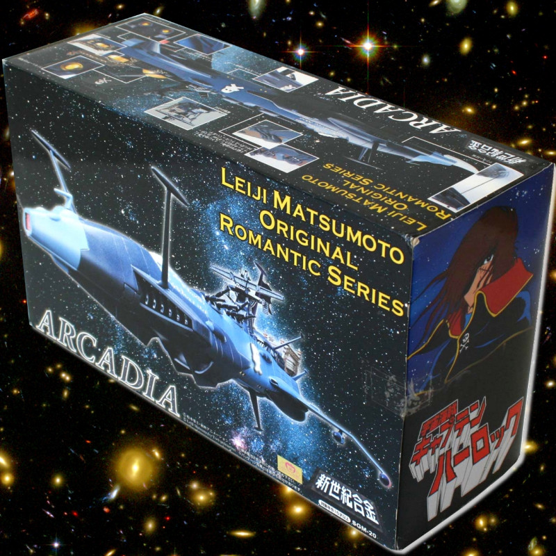 ALBATOR 78 Vaisseau Arcadia Aoshima SGM-20 die-cast