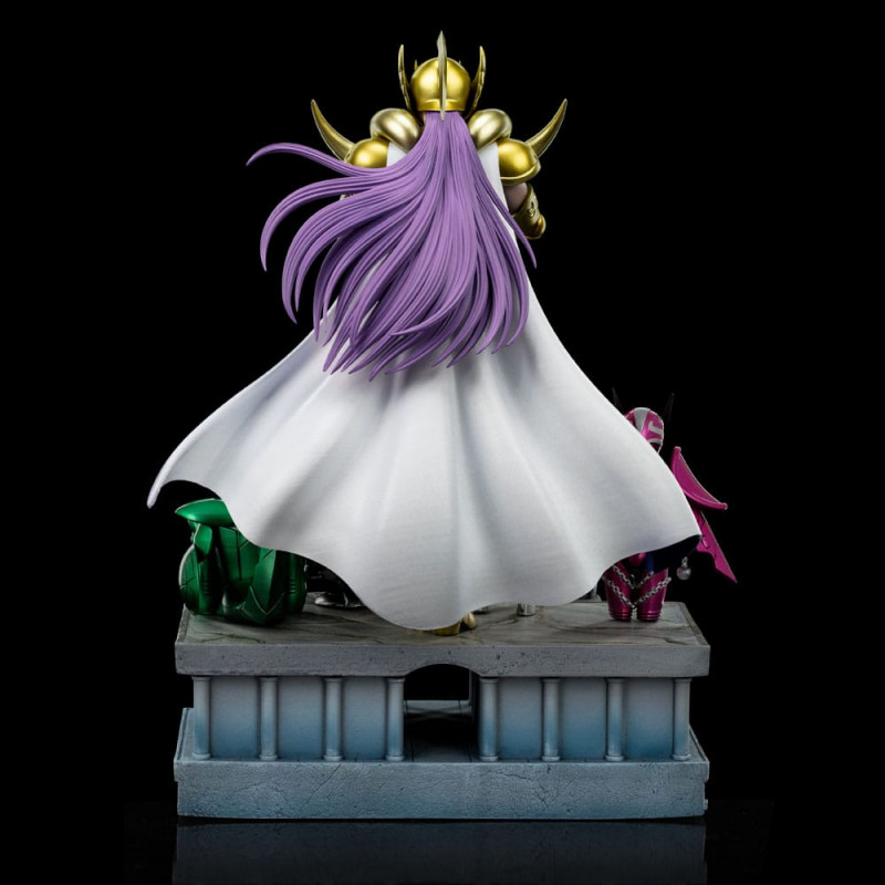 Statue Mû du Bélier Deluxe Art Scale Iron Studios Saint Seiya