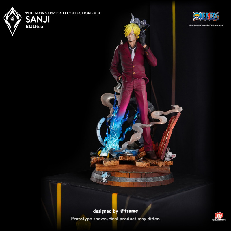 Statue BIJUtsu Sanji The Monster Trio Collection Tsume Art One Piece