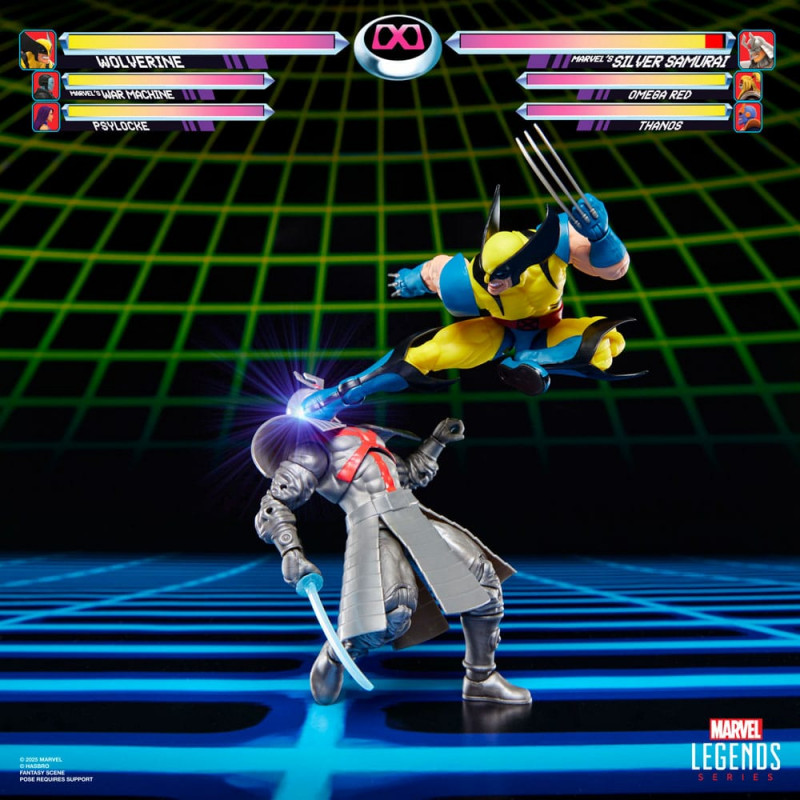 MARVEL vs CAPCOM Pack 2 Figurines Wolverine Vs Silver Samurai ...
