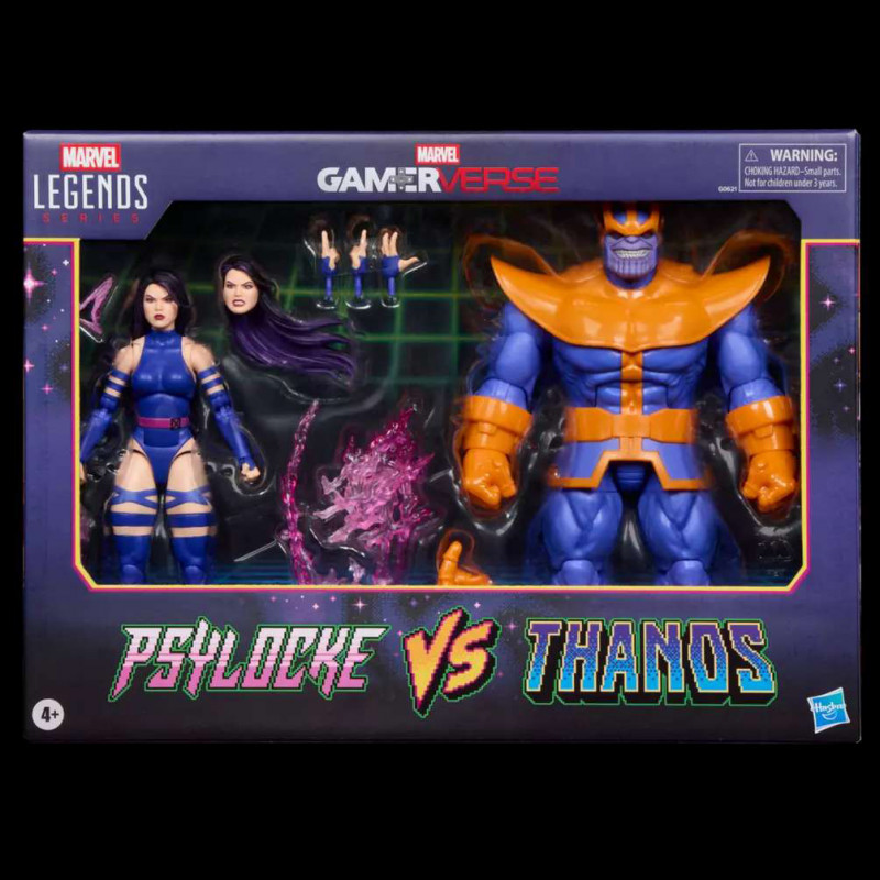 MARVEL vs CAPCOM Pack 2 Figurines Psylocke Vs Thanos Gamerverse Hasbro