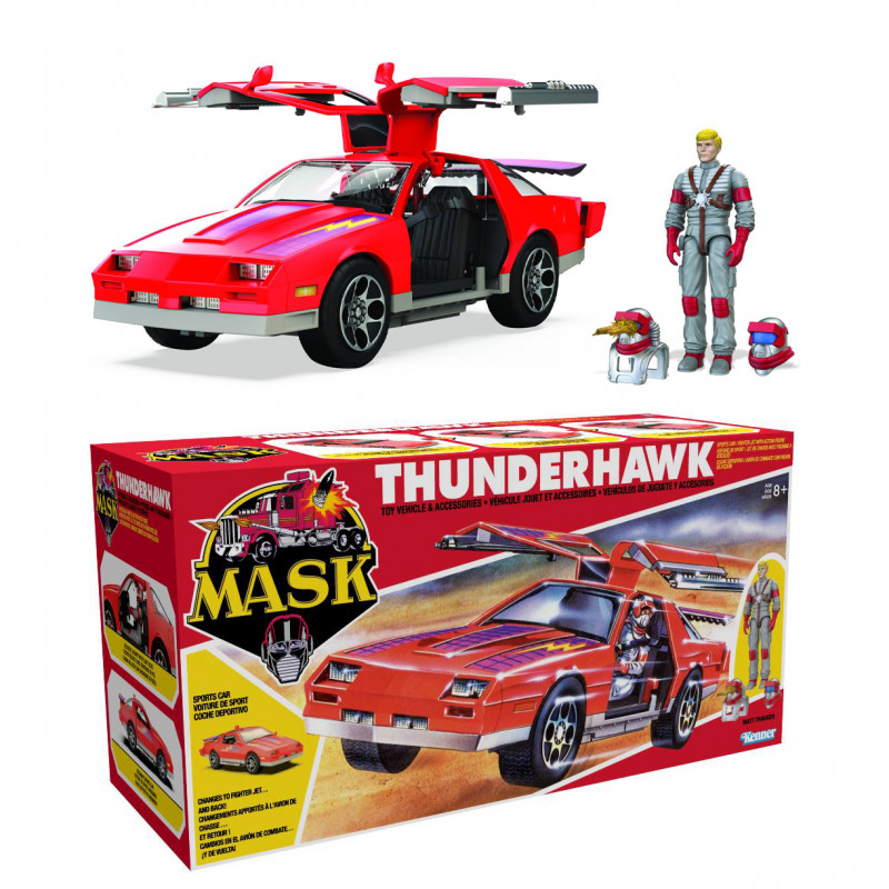 M.A.S.K. / MASK Thunderhawk & Figurine Matt Trakker The Loyal Subjects