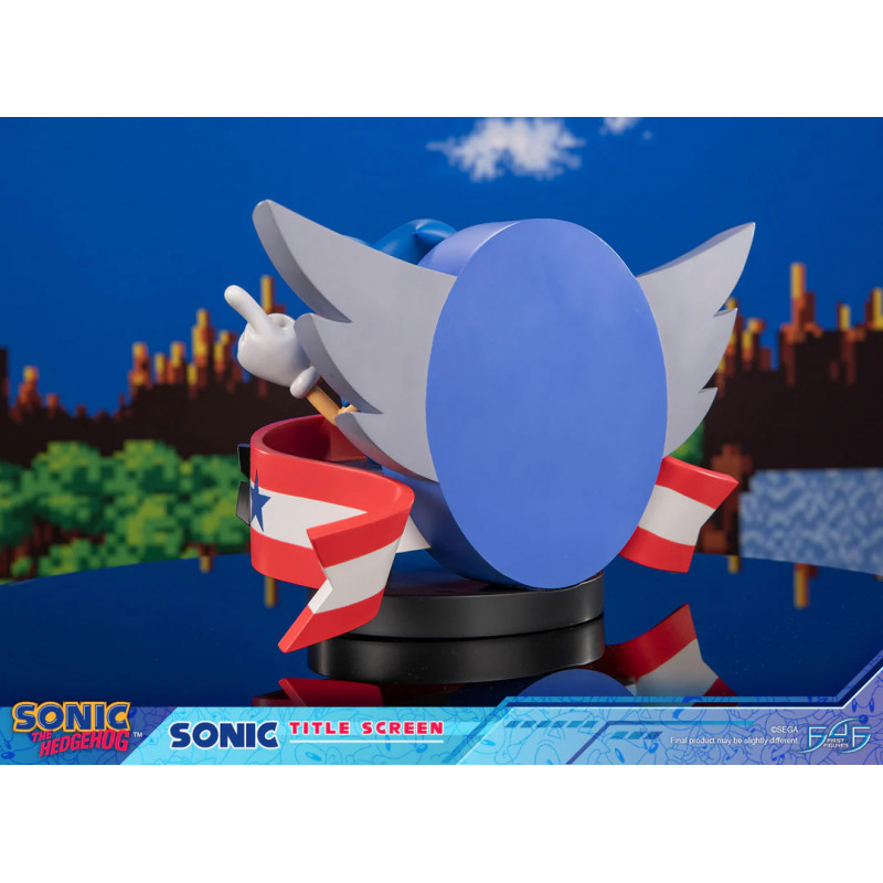 Statue Sonic Title Screen F4F Sonic The Hedgehog