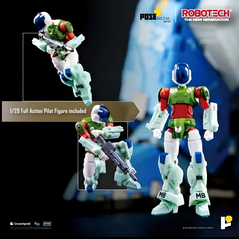 ROBOTECH The New Generation Figurine VAF-6C Combat Alpha Fighter Pose+ ...